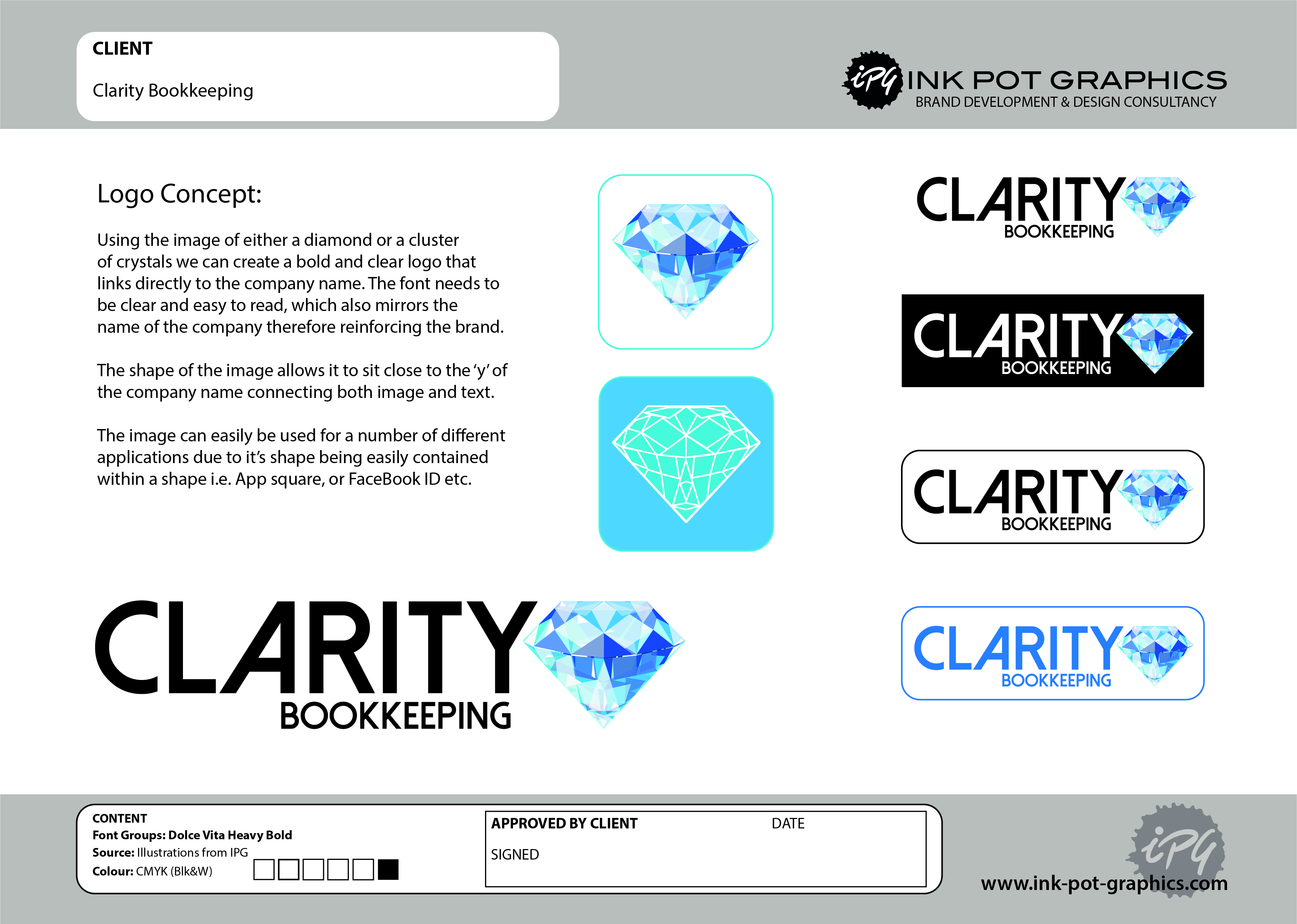Clarity Bookkeeping – INK POT GRAPHICS